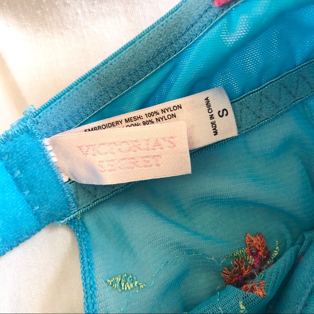 Rare Vintage Victoria’s Secret Mesh Chemise Top - Gem